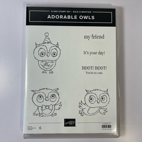 Stampin' Up! | Office | Retired In Adorable Owls Stamp Set By Stampin ...